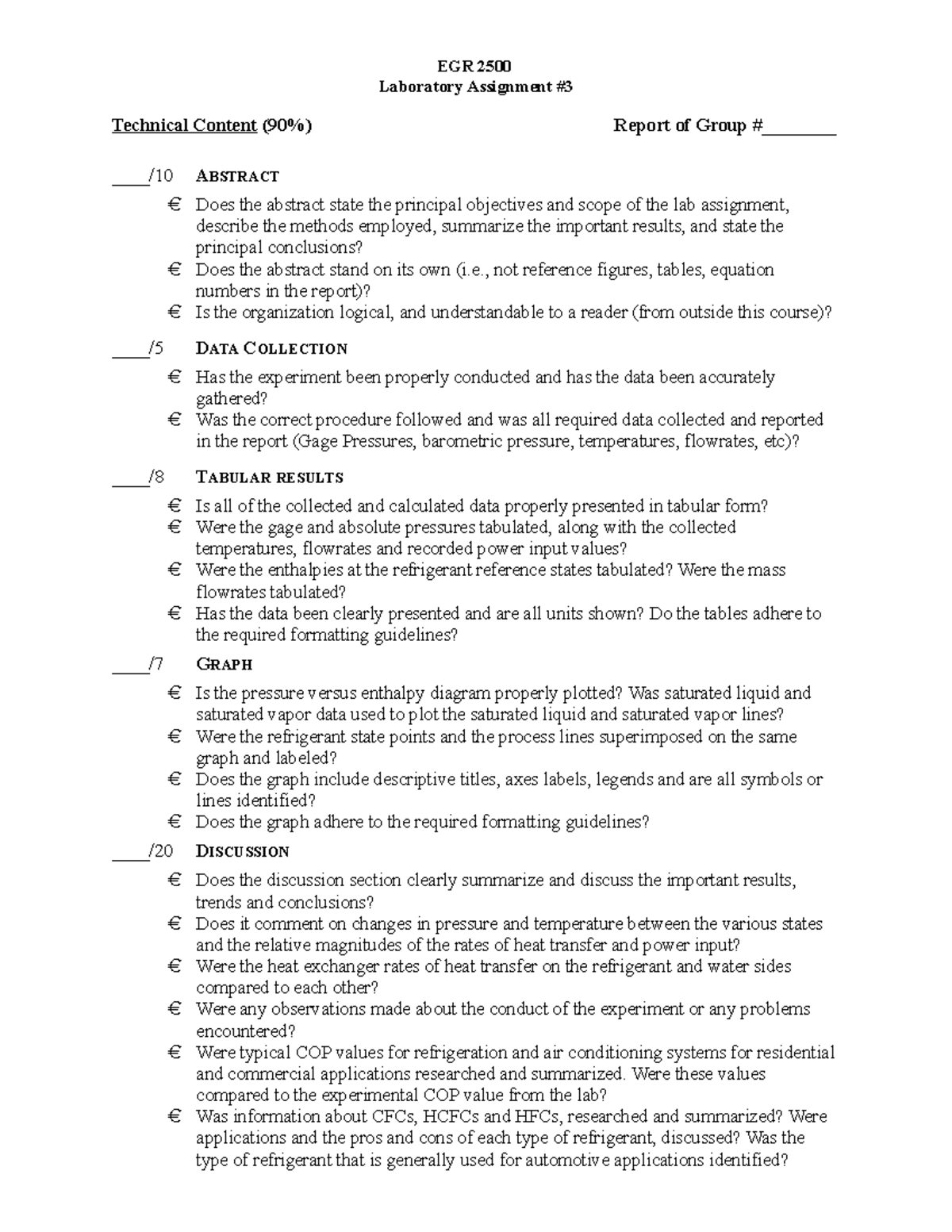 EGR2500 Lab3 report grading - EGR 2500 Laboratory Assignment ...