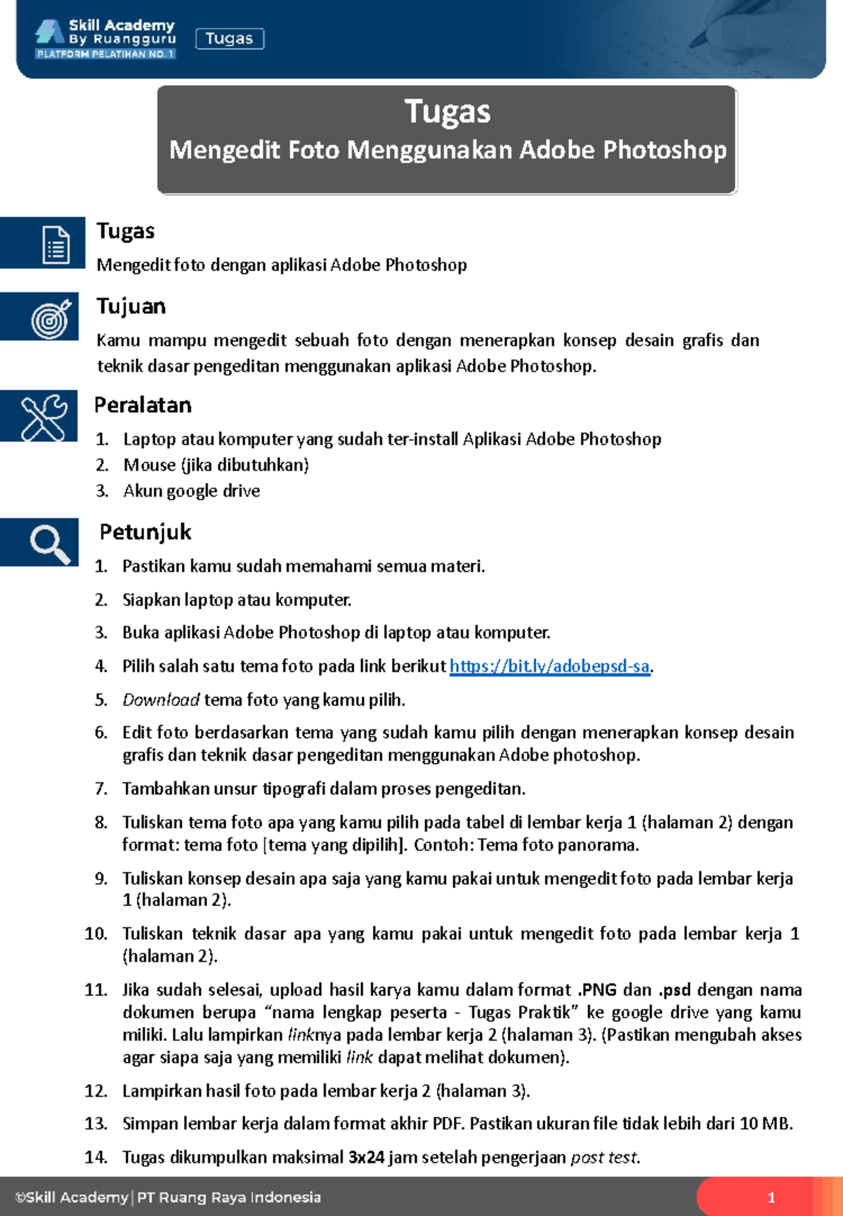 Sw06agd0000tpd1 Tugas Belajar Desain Grafis Menggunakan Adobe Photoshop Untuk Perancang Desain 
