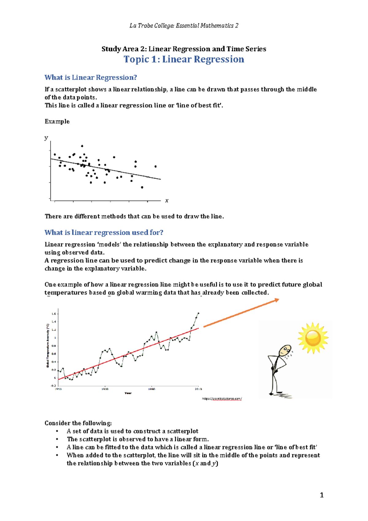 Topic 1 - Linear Regression - Study Area 2: Linear Regression and Time ...