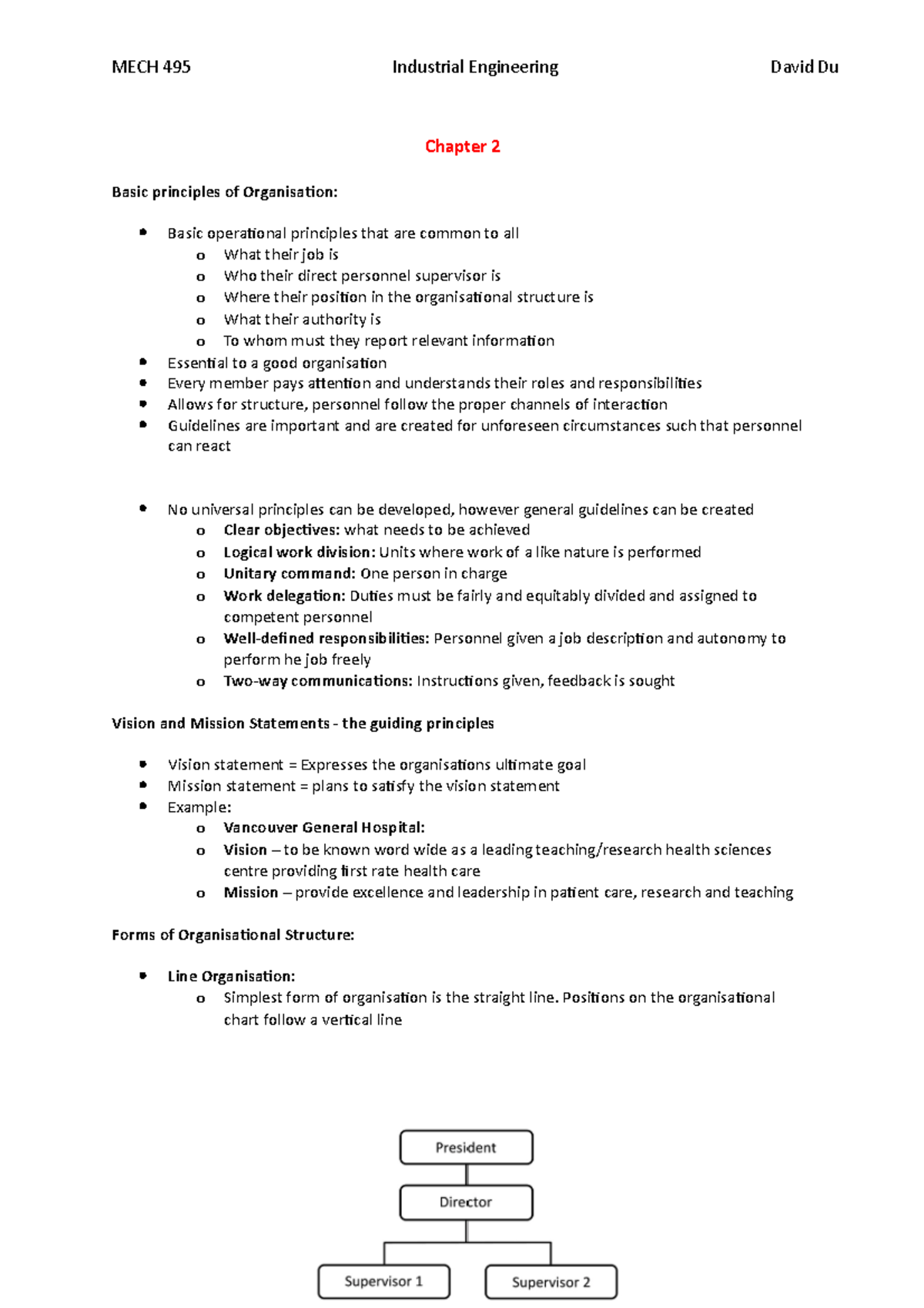 Chapter 2 - MECH495 - Lecture notes 2 - Chapter 2 Basic principles of ...