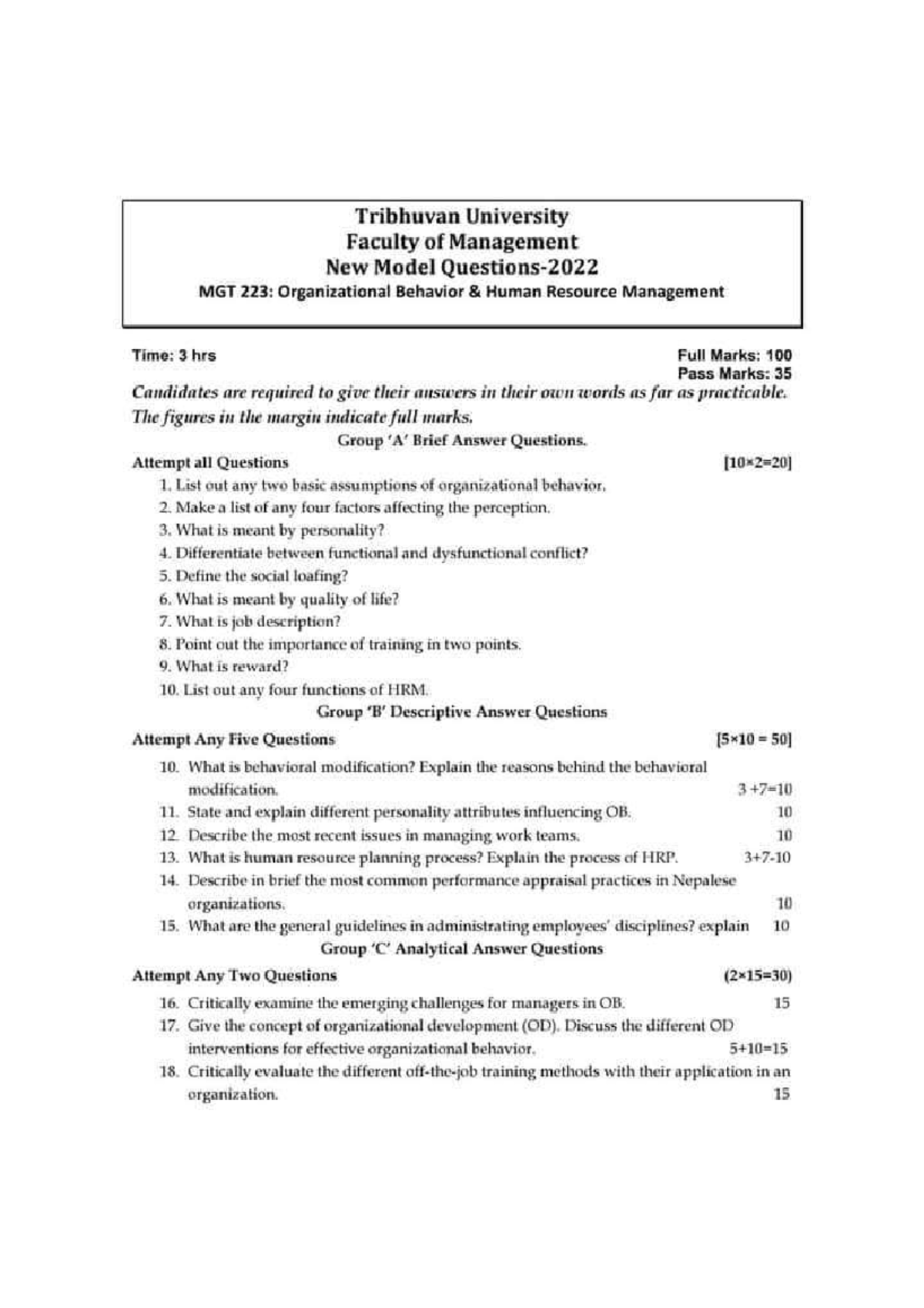 OB & HRM - Summary Organizational behavior - Studocu