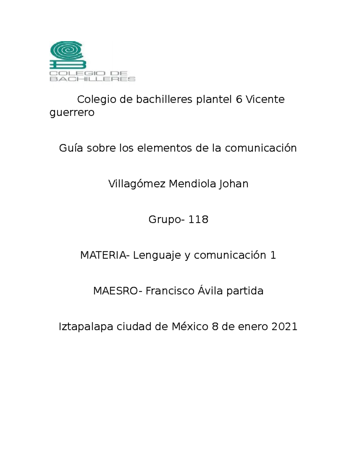 Nuevo Colegio de bachilleres plantel 6 Vicente guerrer 1 eeeeeeee ...