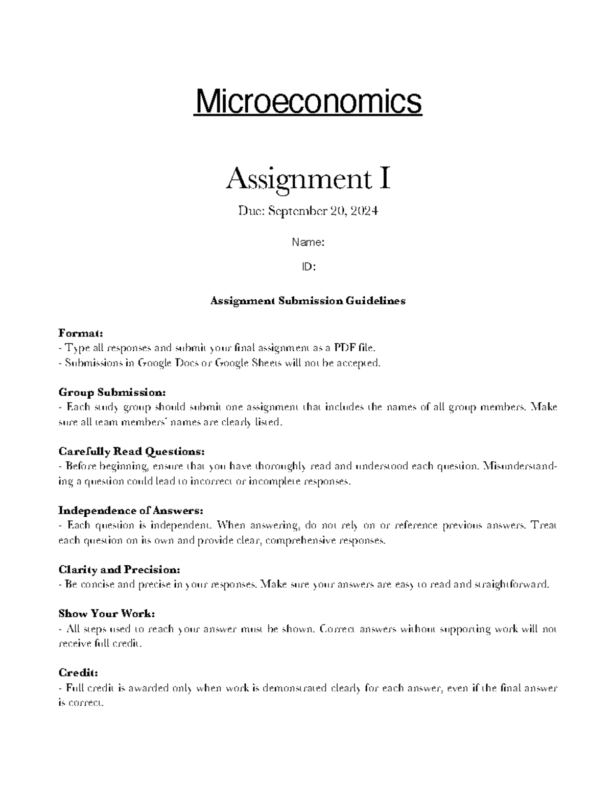 A1 - draw the line graphs - ####### Slide 1 of 2 Microeconomics ...
