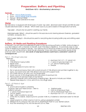 6 - Cell Lysis and purification - BIOL/CHEM 4151 Biochemistry ...