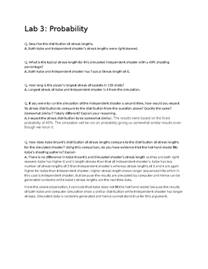 Lab 1B doc - Assignment - Lab 1B: Intro to Data Basics II # Make a scatterplot of weight versus ...