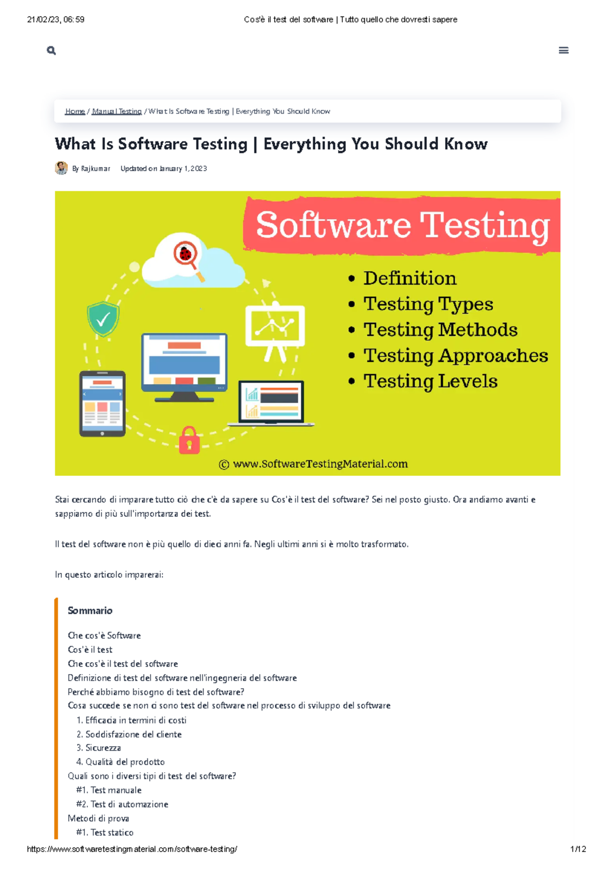 Cos'è il test del software Tutto quello che dovresti sapere - Home ...