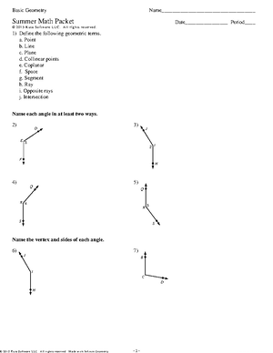 Geometry Symbol Chart - Geometry Symbol Chart Symbol Symbol Name ...