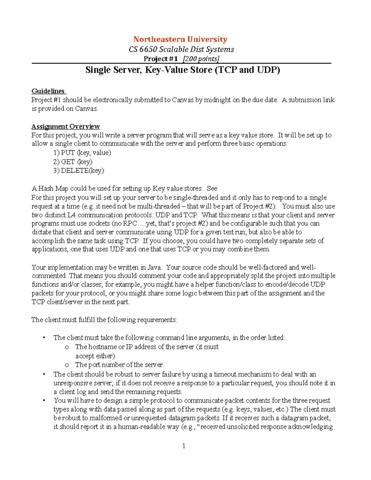 Project 1 Fall 2023 - Northeastern University CS 6650 Scalable Dist ...
