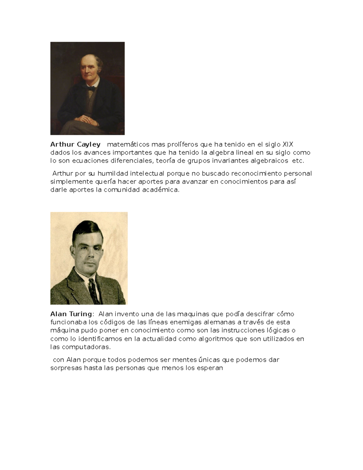 Alan - alan run - Arthur Cayley matemáticos mas prolíferos que ha ...
