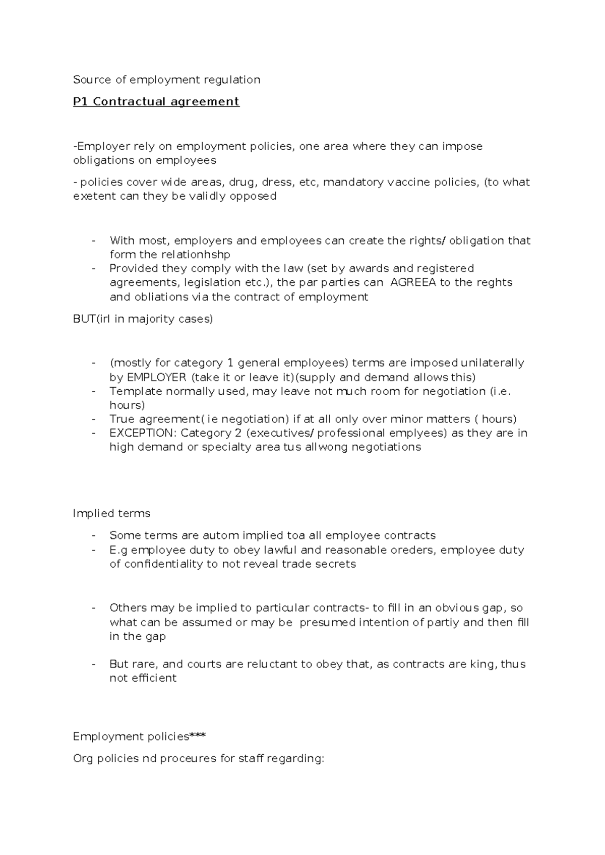 Source of employment regulation - ), the par parties can AGREEA to the ...