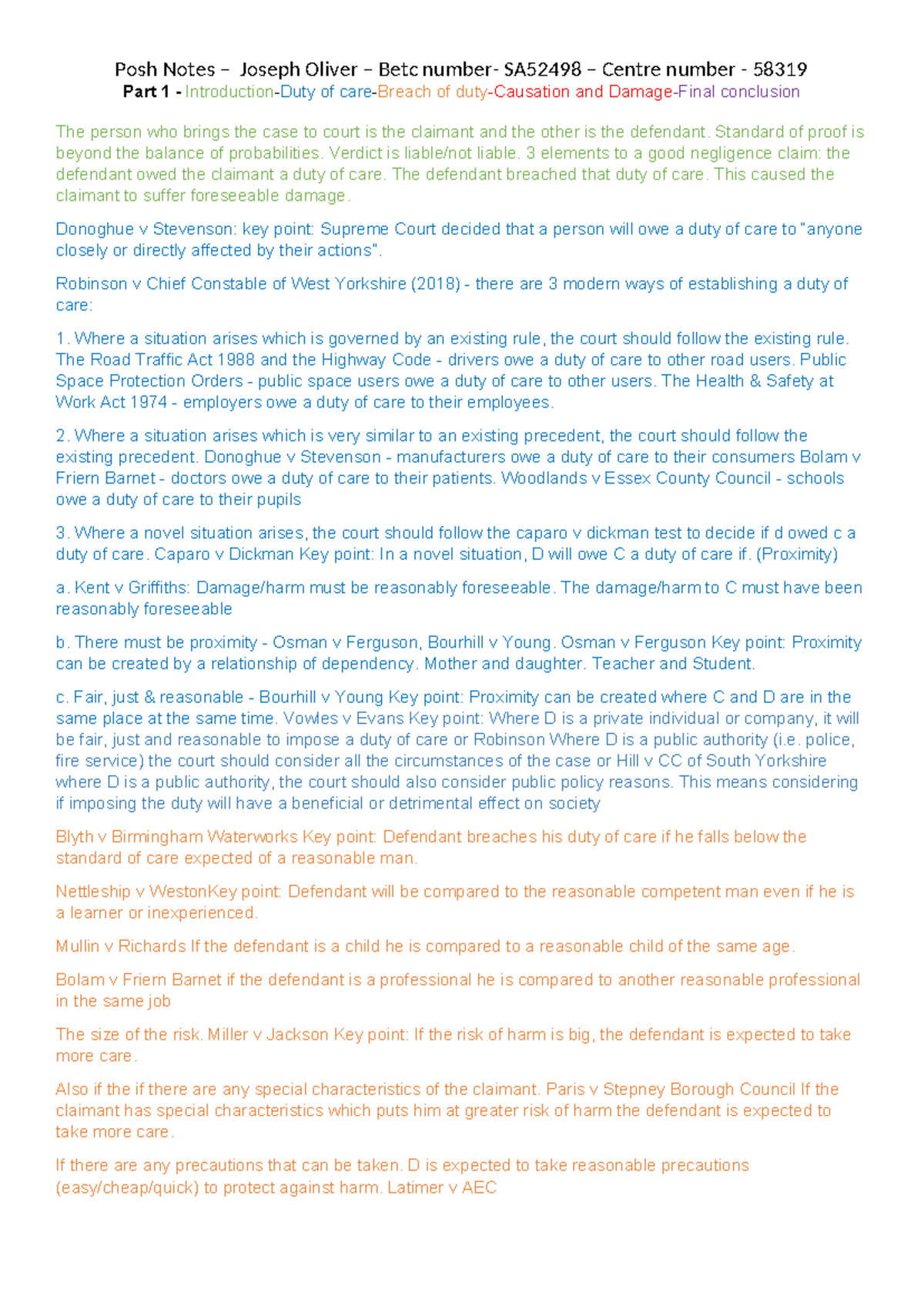 Betec Law Posh Notes updated version (Autosaved) - Posh Notes – Joseph ...