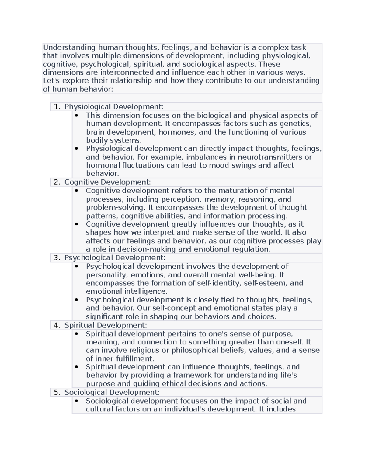 New Microsoft Word Document - Understanding human thoughts, feelings ...