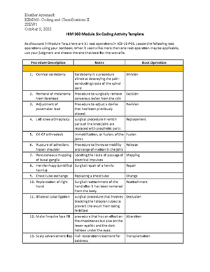 HIM 360 Module Four Summary Report document - HIM 360 Module Four Audit Summary Report Template ...