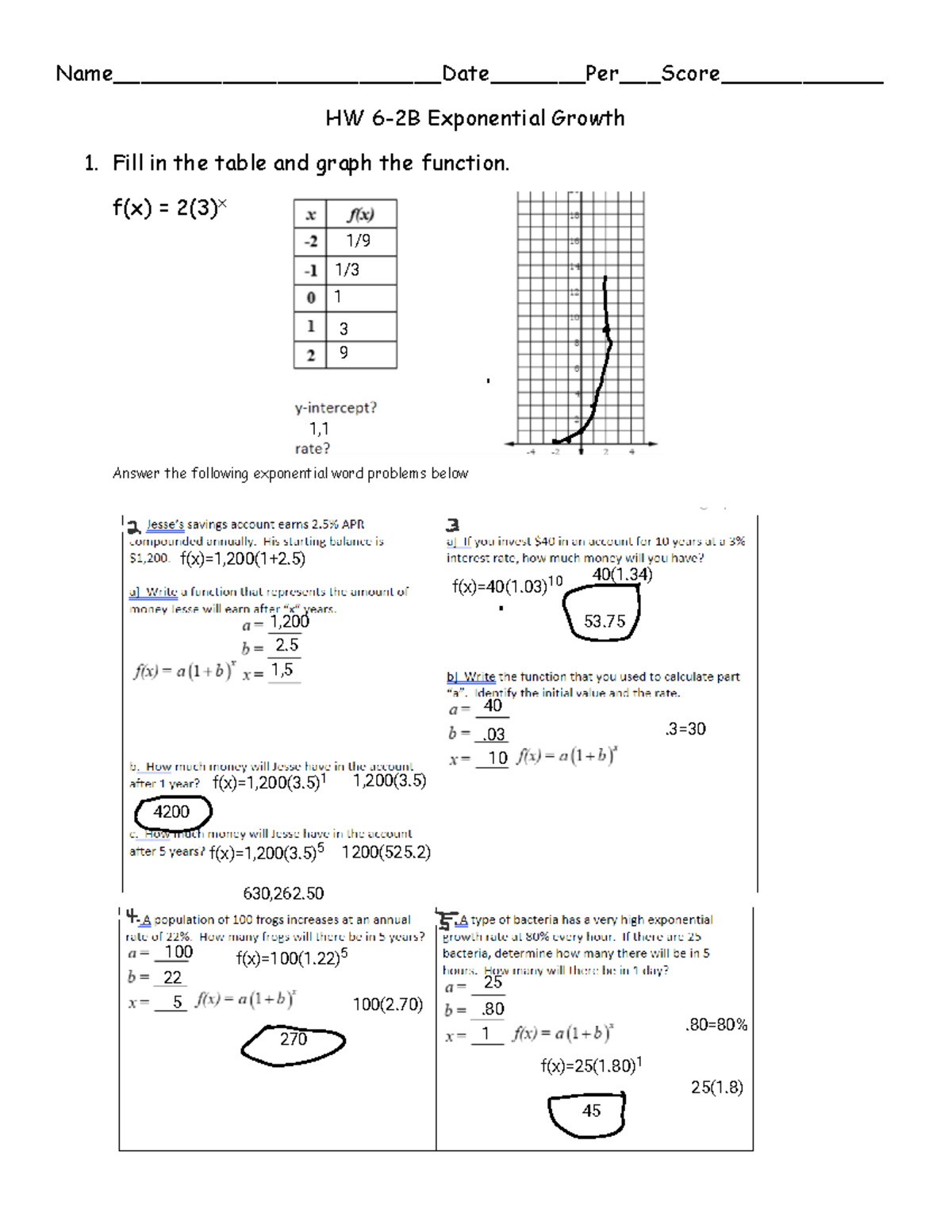 Kami Export - Ike Gojcaj - HW 6-2B Exponential Growth - - Studocu