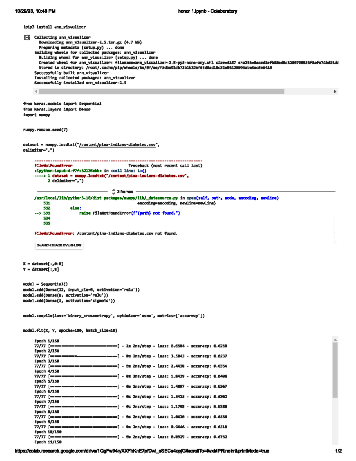 Honor 1 - Data Science Honors course - Studocu