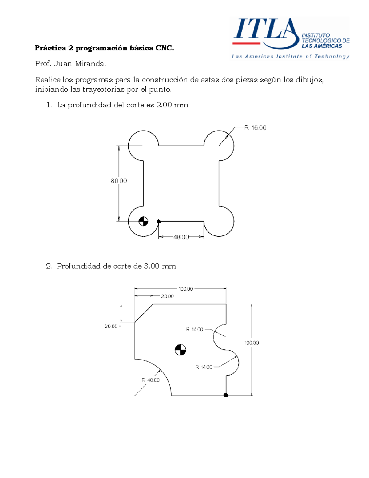 Practica 2 Programacion Basica CNC 2024 Actualizada - programacion web - Práctica 2 programación ...