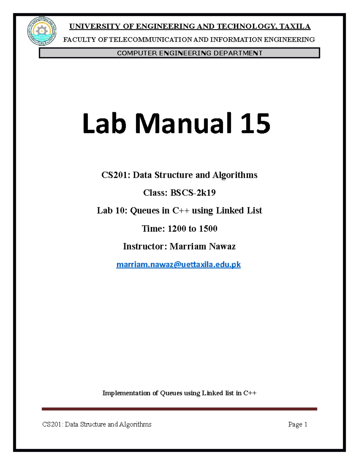 Lab15 - Unity - FACULTY OF TELECOMMUNICATION AND INFORMATION ENGINEERING COMPUTER ENGINEERING ...