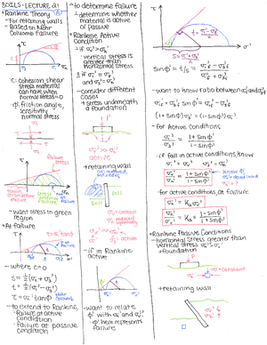 Terzaghi's 1D Consolidation Theory Notes - Soil Mechanics Spring 2020 ...