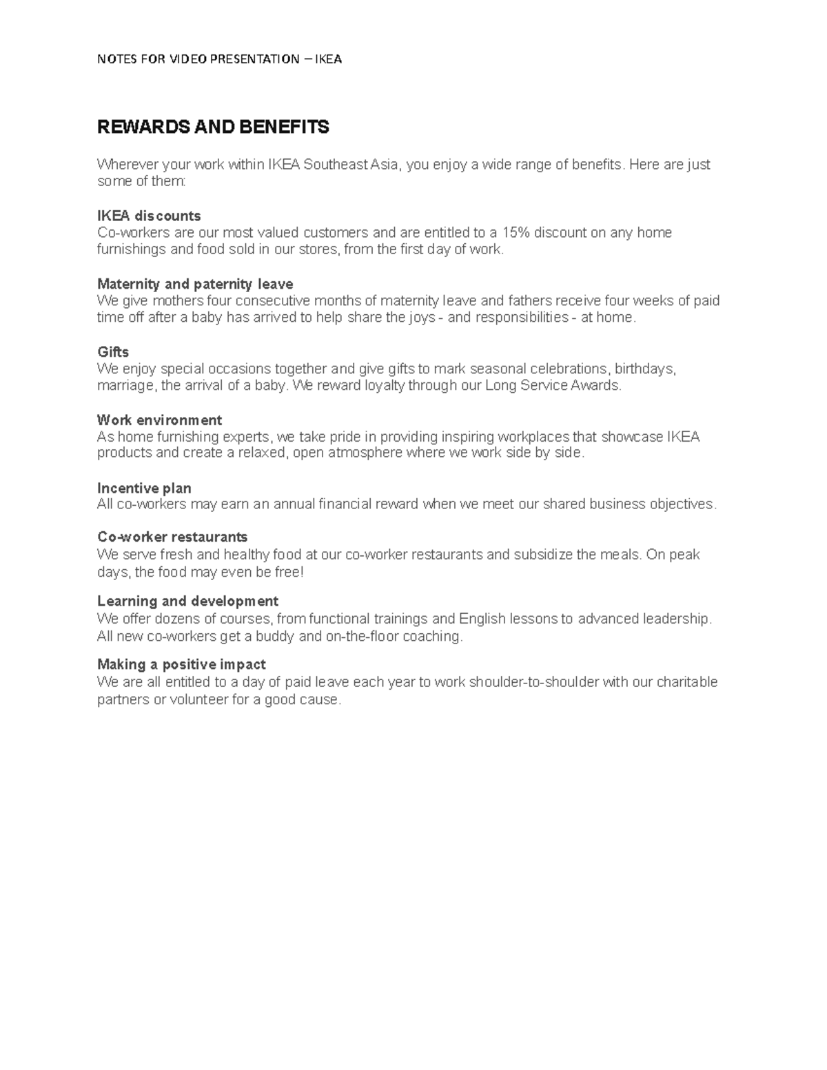 Rewards AND Benefits - We offer dozens of courses, from functional ...