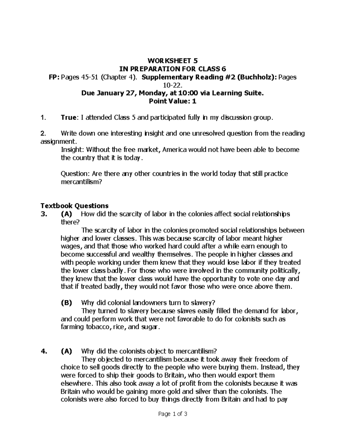 Lecture 6 Notes - WORKSHEET 5 IN PREPARATION FOR CLASS 6 FP: Pages 45 ...