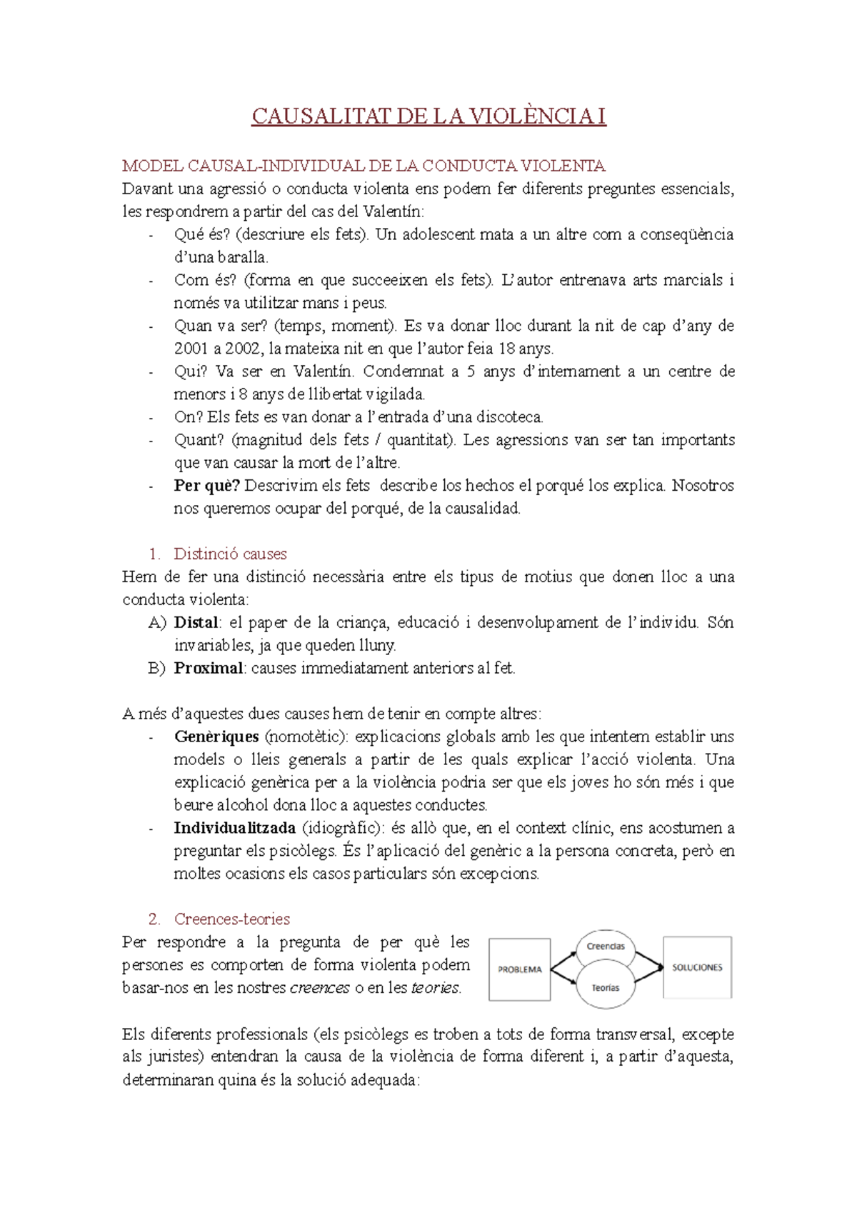 Tema 4 - MODEL CAUSAL-INDIVIDUAL DE LA CONDUCTA VIOLENTA Davant una ...
