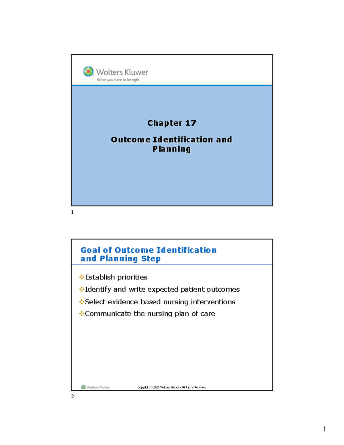 NURS402 Week 1 Chapter 17 - Copyright © 2011 Wolters Kluwer Health | Lippincott Williams & - Studocu