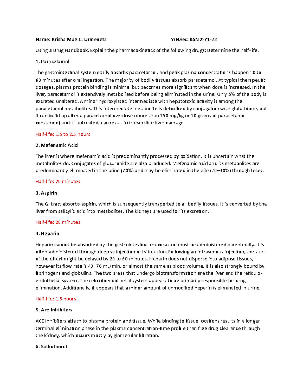 WEEK 3- Course TASK-1 - nothing - Name: Krisha Mae C. Urmeneta Yr&Sec ...