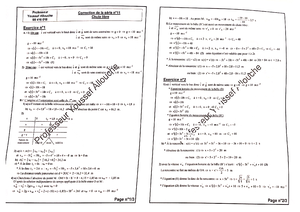serie physique 3eme - Professeur Youssef Allouche Correction de la ...