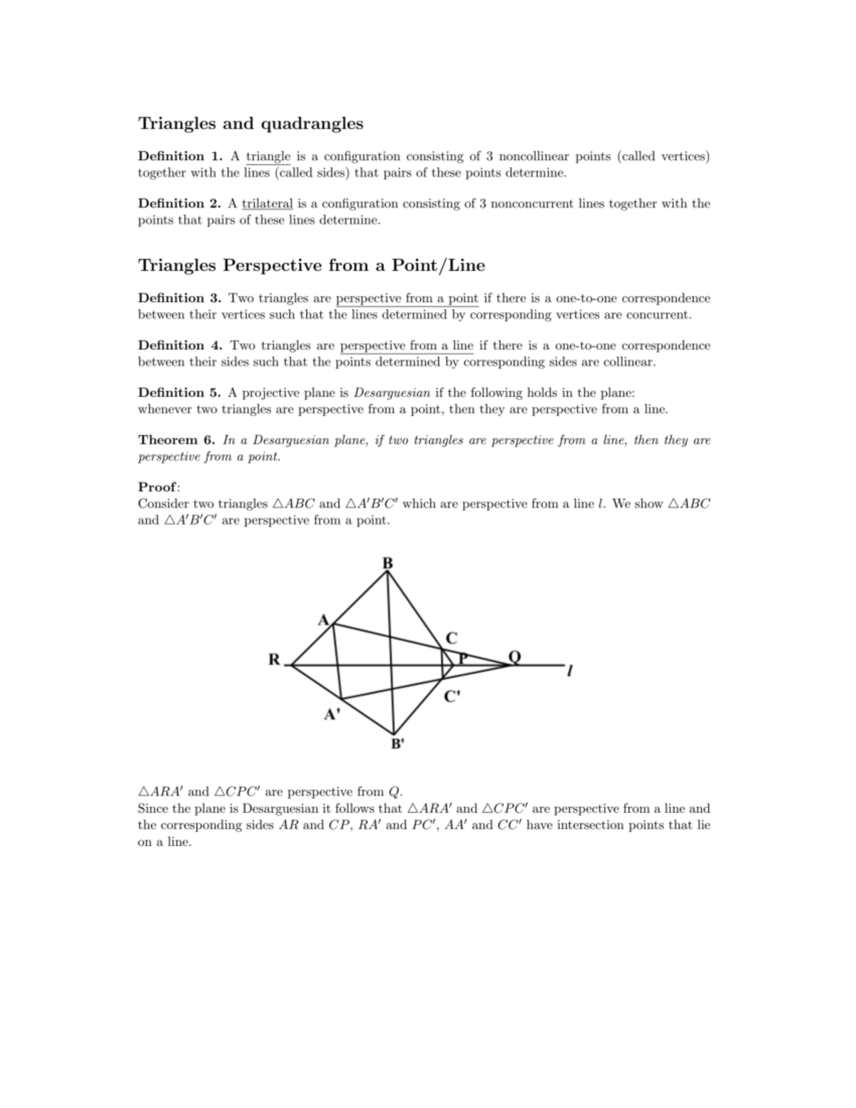 4 Triangles-AND- Quadrangles - Modern Geometry - Studocu