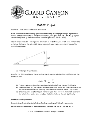 Mat 261 Lesson 3.3 - 3 - Notes - Identify Characteristics of a ...