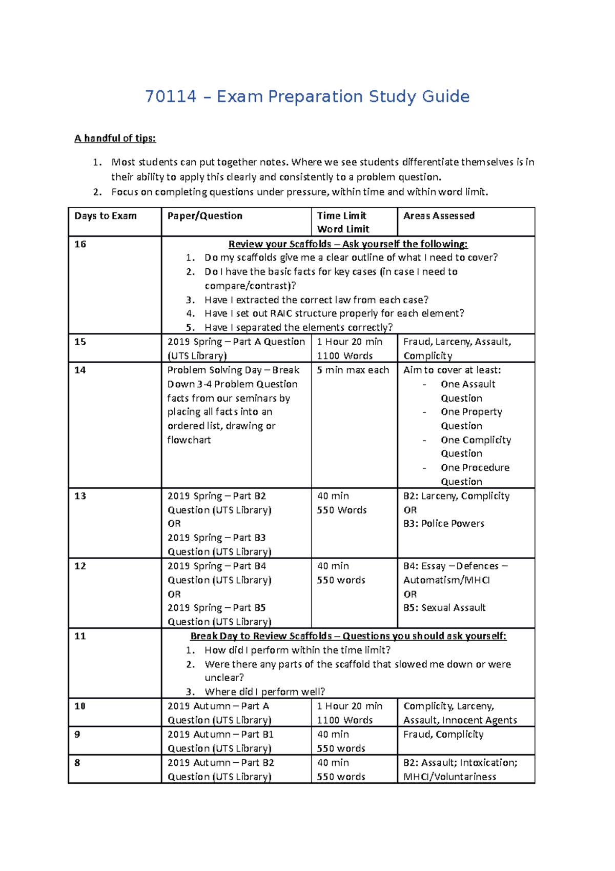 70114 - EXAM Study Guide - 70114 – Exam Preparation Study Guide A ...