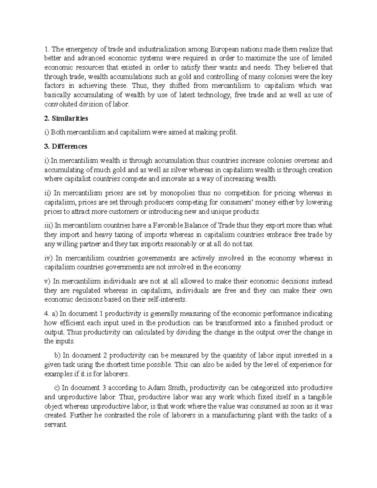 Productivity assignment submission - Business Managment - UoN - Studocu