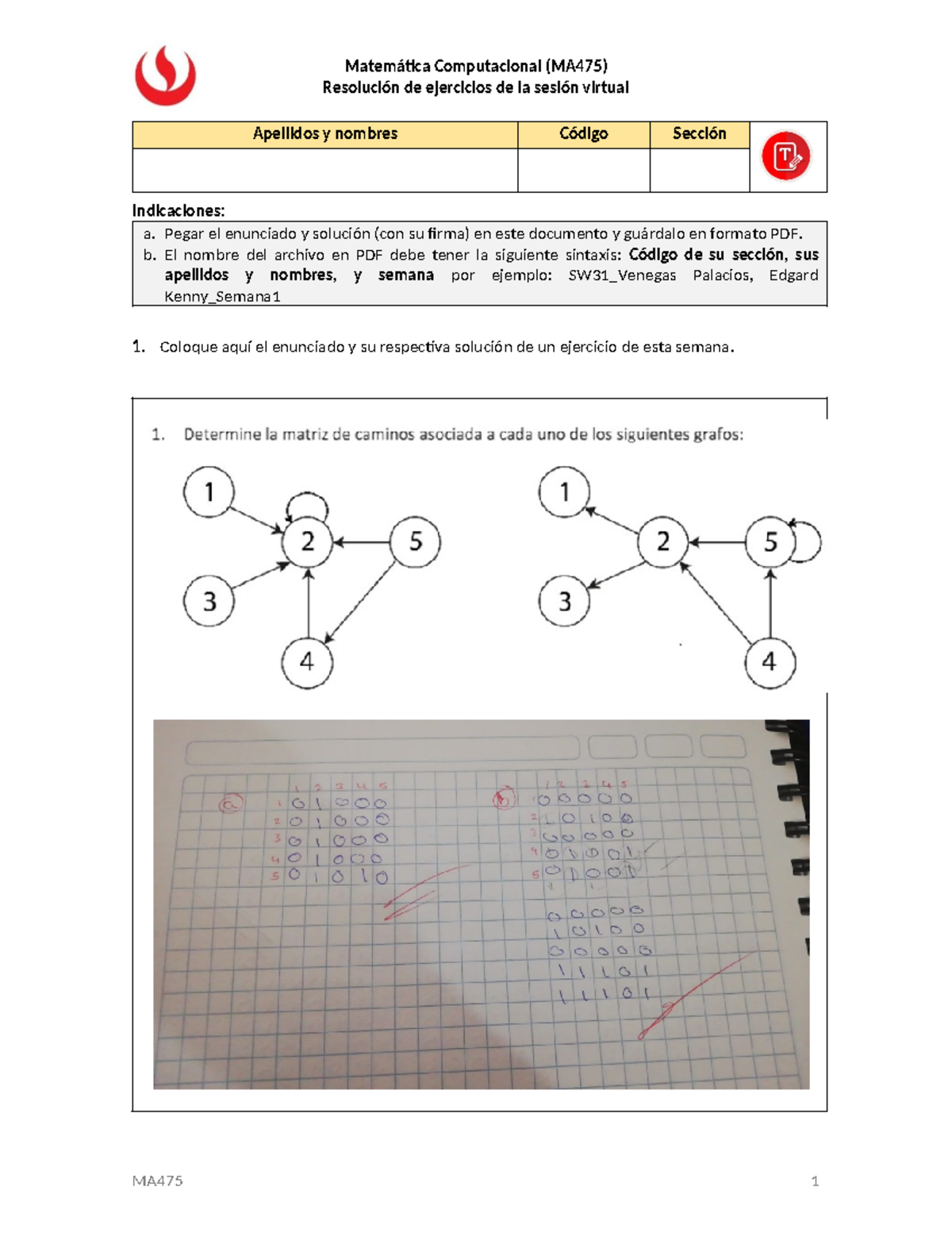 Semana 4 AAD mate - Matemática Computacional - Matemática Computacional ...