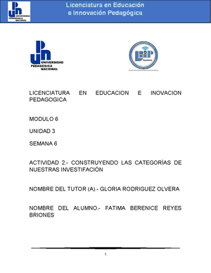 FBRB Sistesis - sistesi - e Innovación Pedagógica LICENCIATURA EN ...