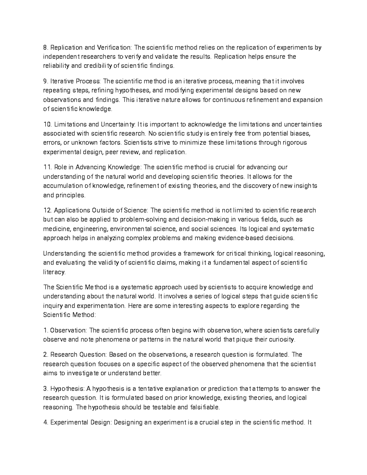 Introduction to Biologyy-3 - Replication and Verification: The ...