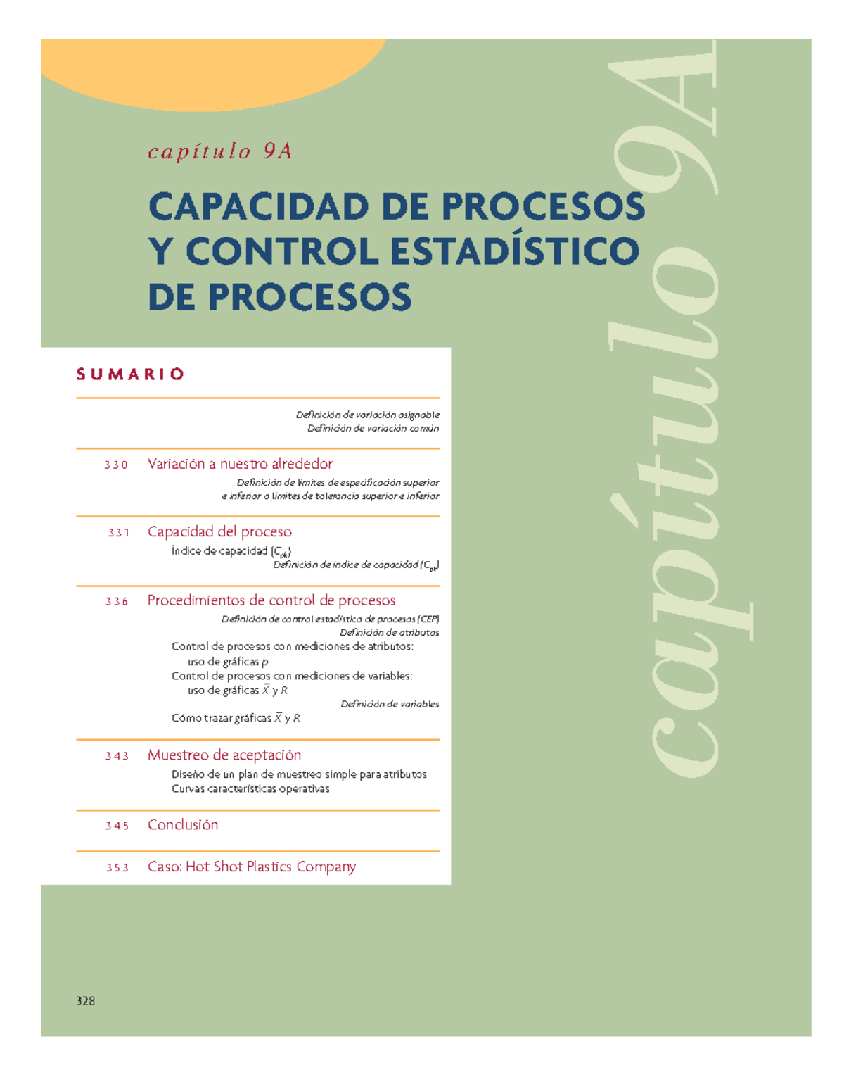 (b) ADM-501 CAP. 4 CONT. Estad. Chase - 328 sección 2 PROCESOS 328 ...