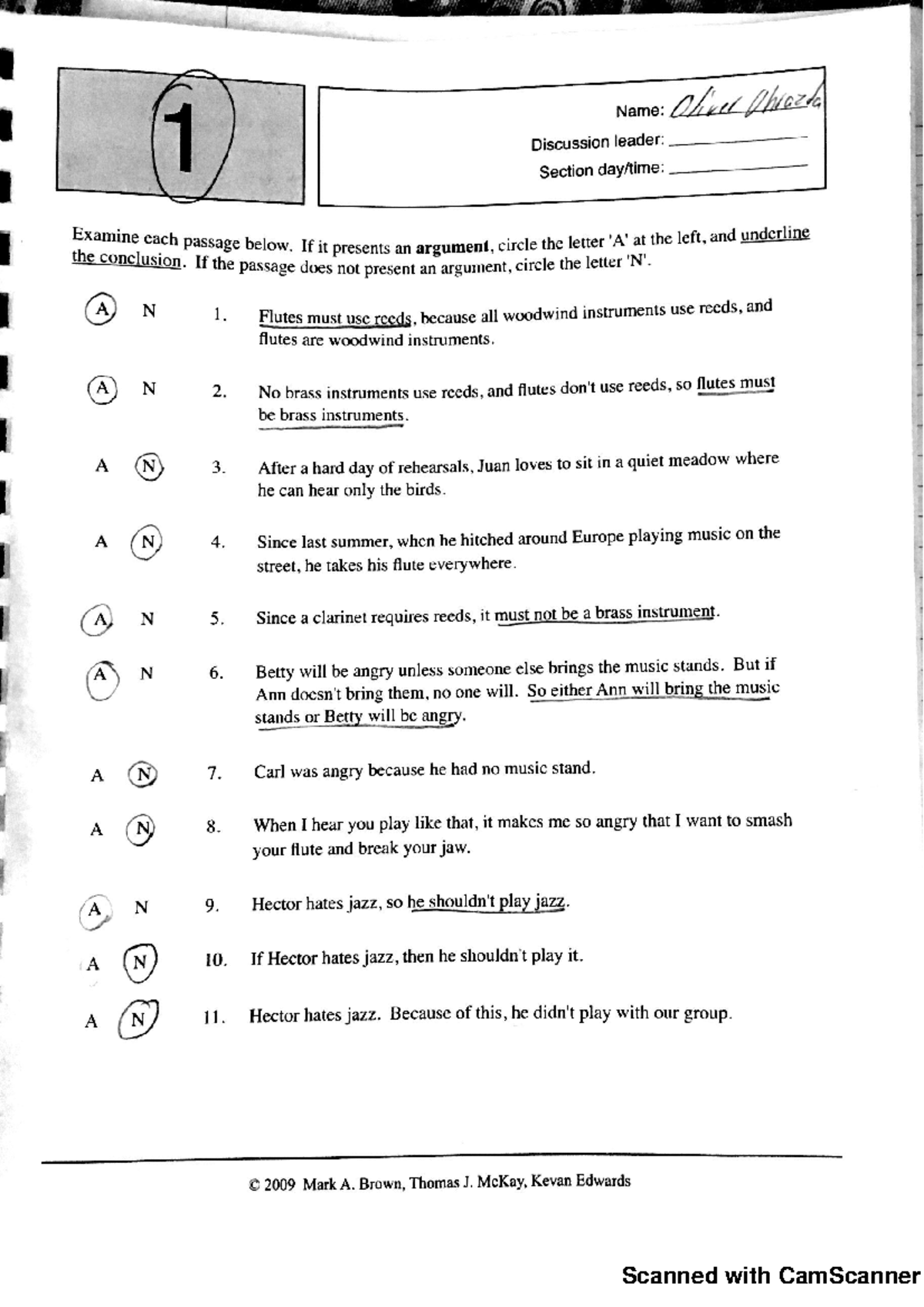 Exercises week 1 oohrazda - PHI 251 - Scanned with CamScanner Scanned with CamScanner - Studocu