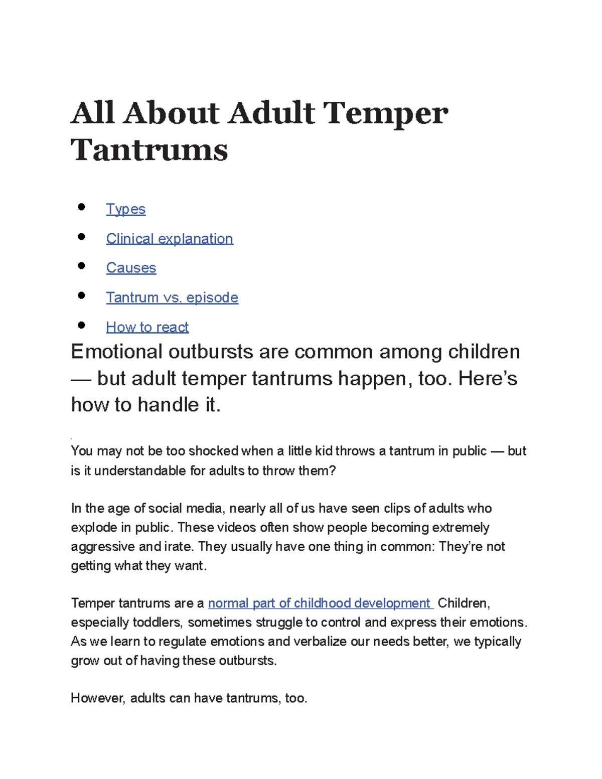 Adult tantrums 08 - group assignments - All About Adult Temper Tantrums ...