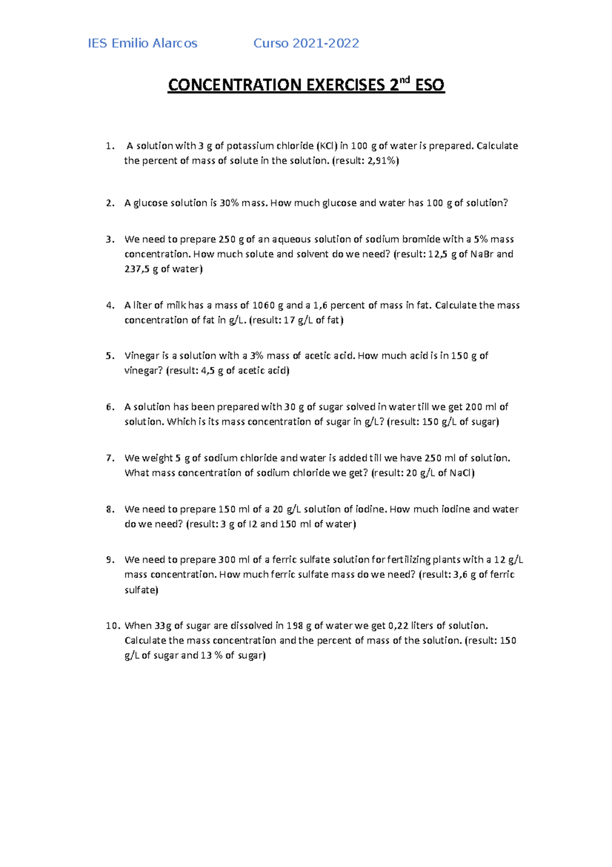 Solutions exercises part 1 - IES Emilio Alarcos Curso 2021 ...