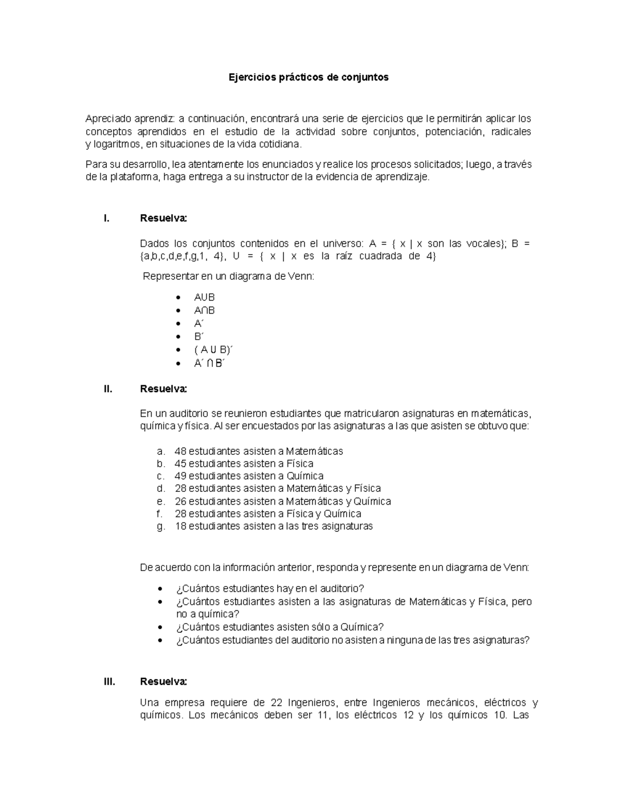 Ejerciciosn PRnn Cticosnn 3nn Unidadn 1 436312736 cdcbbc -2 - Ejercicios pr·cticos de conjuntos ...