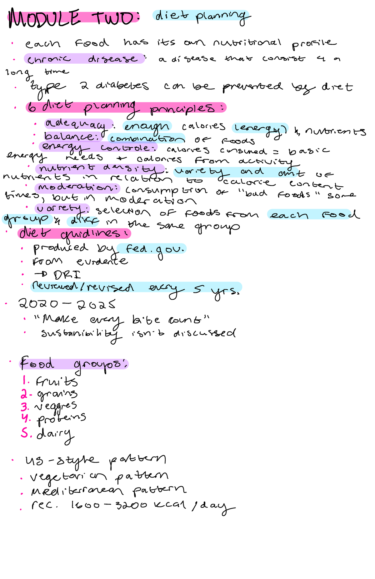 Module 2 Diet Planning - Understanding Nutrition - MODULE TWO : diet ...