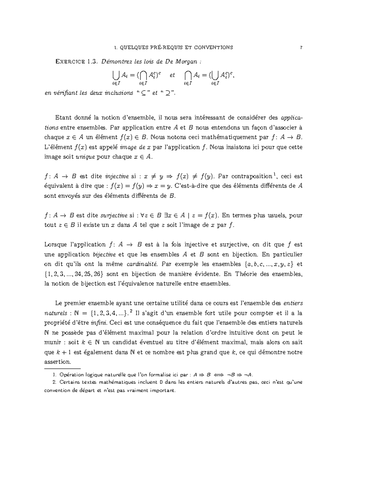 Cours Math Collin Analyse-3 - QUELQUES PR ́E-REQUIS ET CONVENTIONS 7 ...