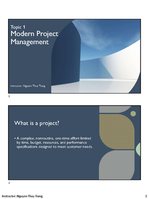 Topic 4-1-Defining a project-Bkel - Topic 4-1: DEFINING A PROJECT 1 2 ...