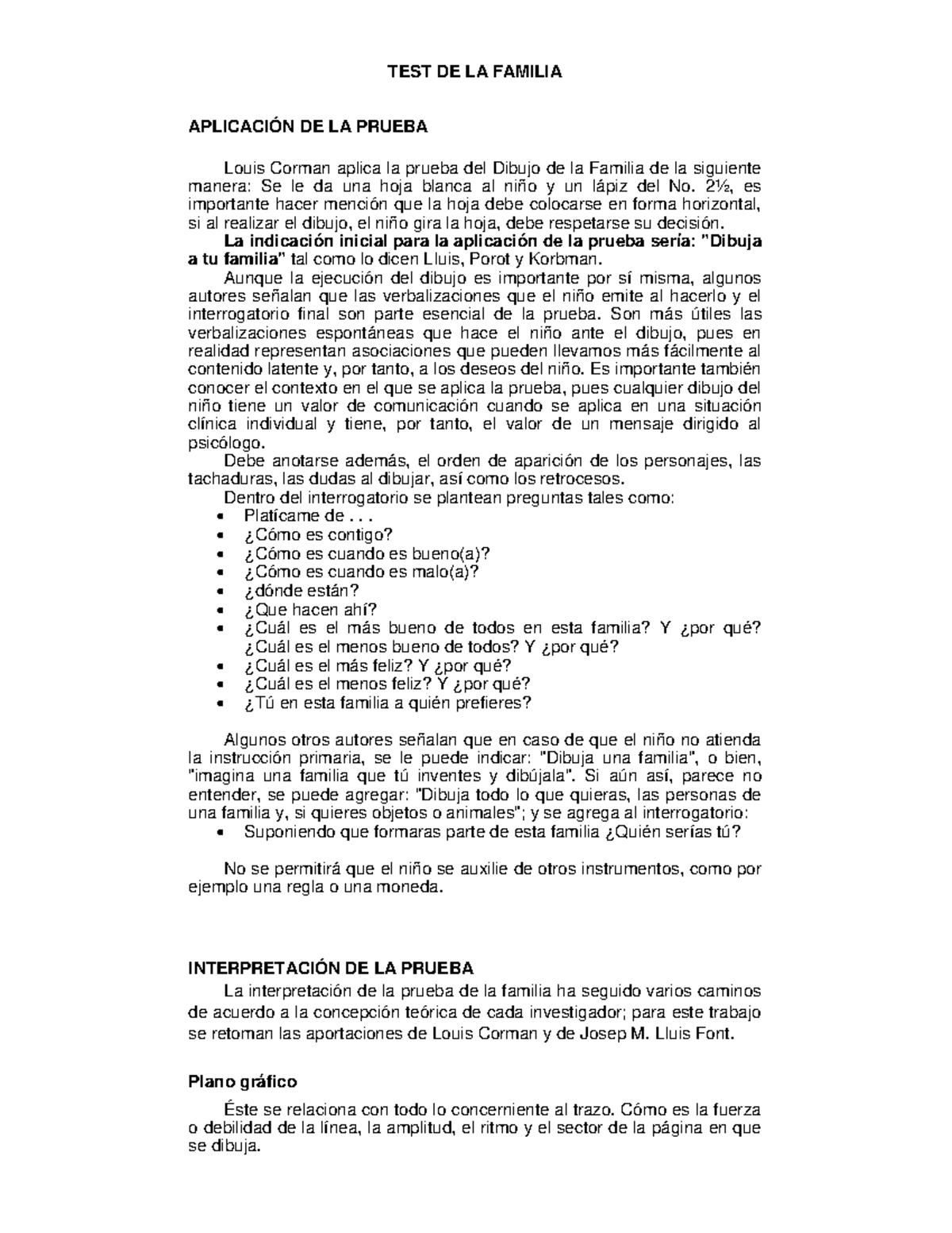 Test-familia-160929204309 - TEST DE LA FAMILIA APLICACIÓN DE LA PRUEBA ...