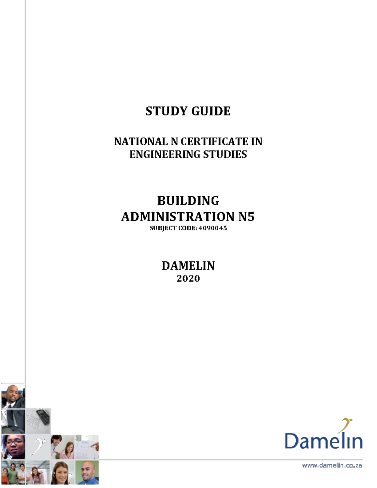 Building Administration N5 Study Guide - STUDY GUIDE NATIONAL N ...