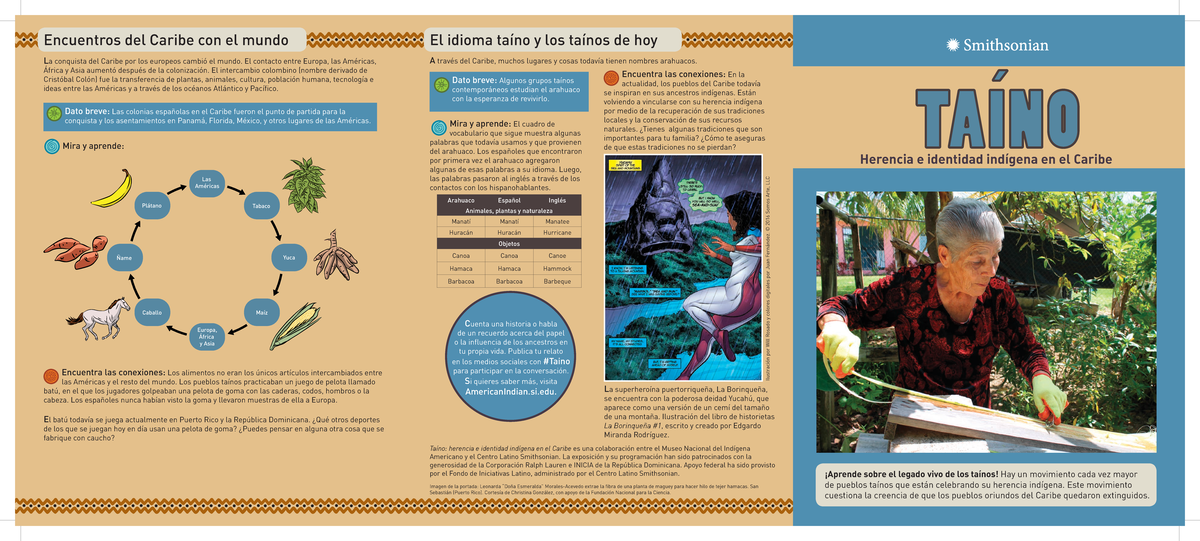 Taino Gallery Guide Spanish - Encuentros del Caribe con el mundo Mira y ...
