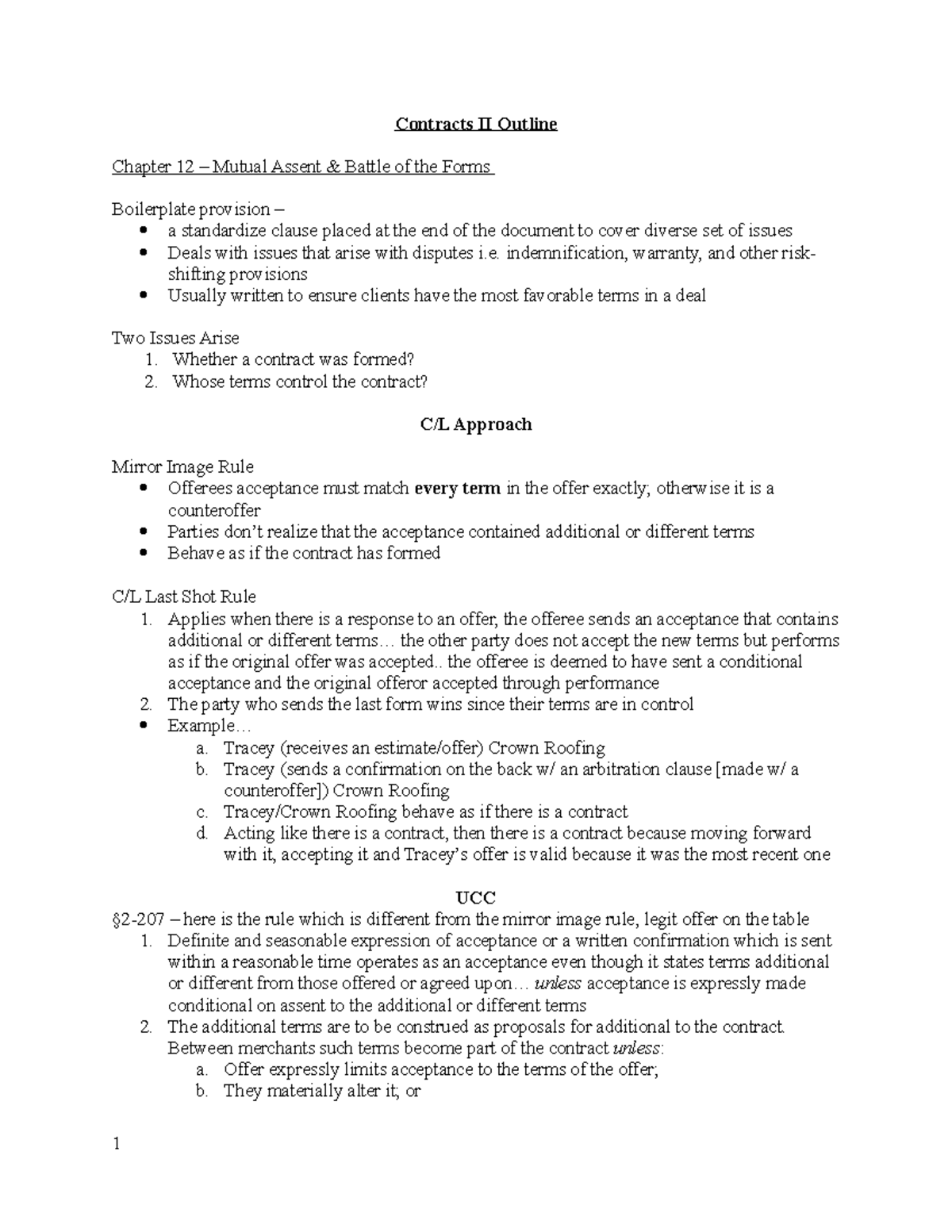 Civil Procedure - criminal law outline 1l semester notes for ...