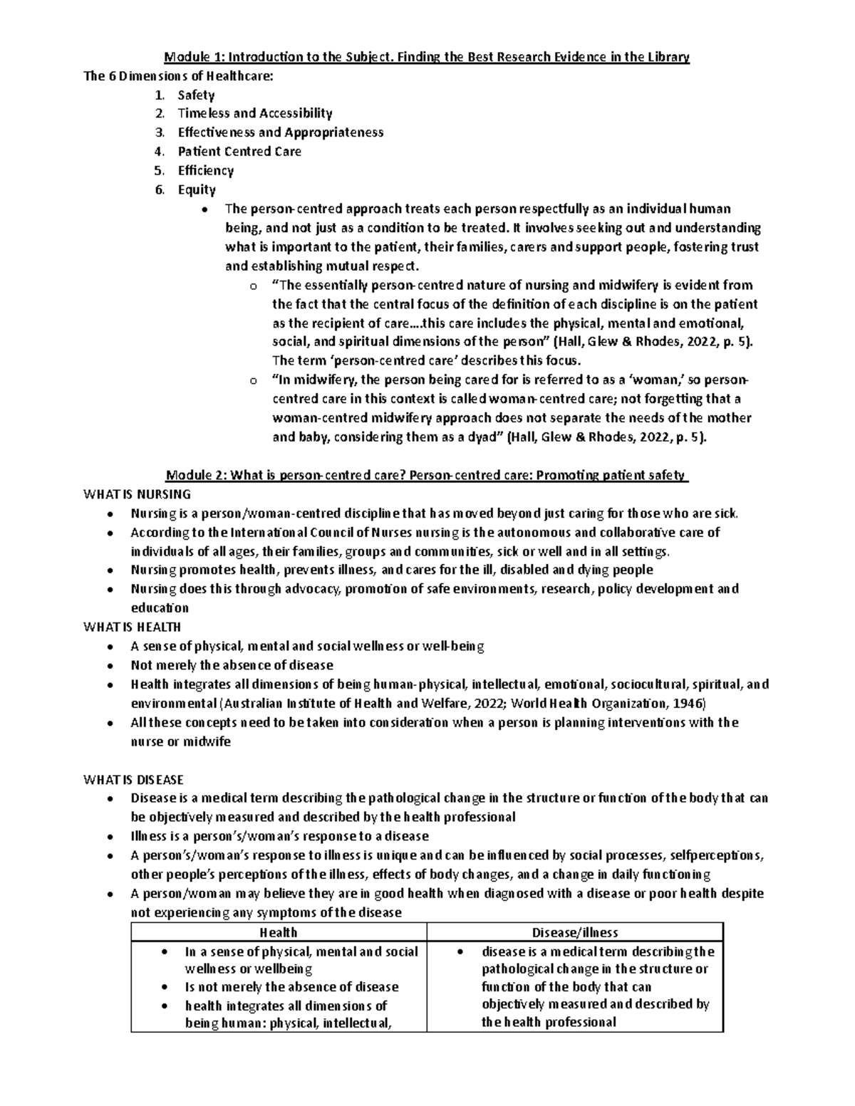 Mod 1-4 - Module 1-4 Notes for Quiz - includes lecture guidebooks and ...
