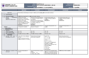 Analogy 7ES LP - Lesson Plan for Grade 7 - School: SCHOOL Section: 7 ...