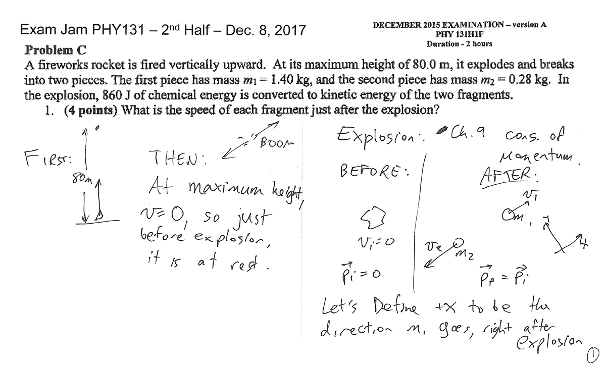 Examjamwith Notes - Physics homework/exam correction - PHYS 7 - Studocu